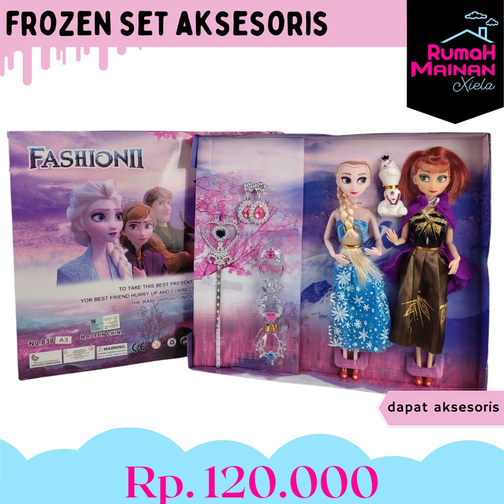 Jual FROZEN SET AKSESORIS - MAINAN BARBIE ANNA ELSA FROZEN DAN ...