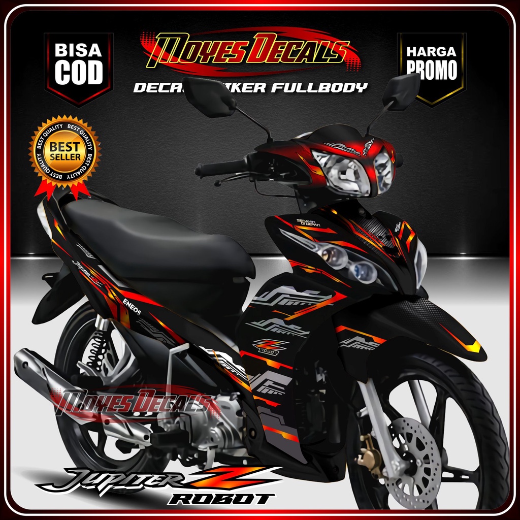 Jual Decal Stiker Striping Jupiter z Robot Fullbody Stiker Modifikasi ...