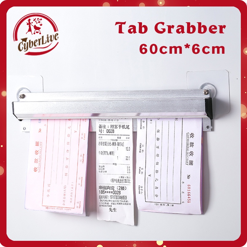 Jual Bill Holder Restaurant Kitchen 60cm Penjepit Bill Penjepit Bon Nota Kertas Tab Grabber ...
