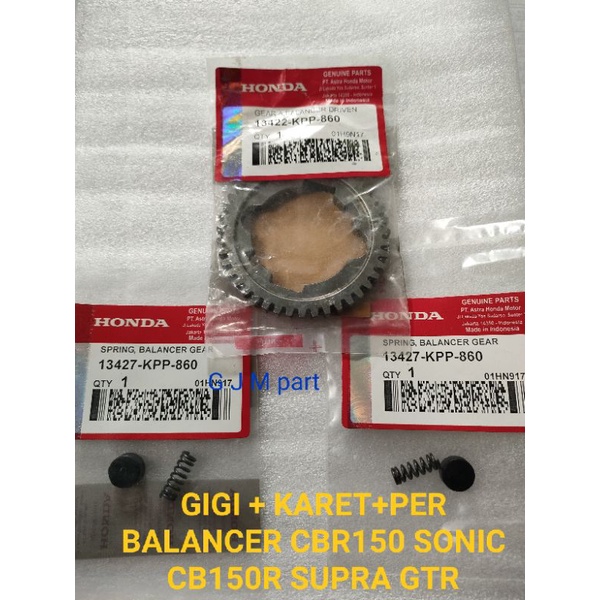 Jual Gear Gigi Balalancer CBR150 Karet Per Balancer CBR150R Sonic150 Supra GTR 150 CB150R ...