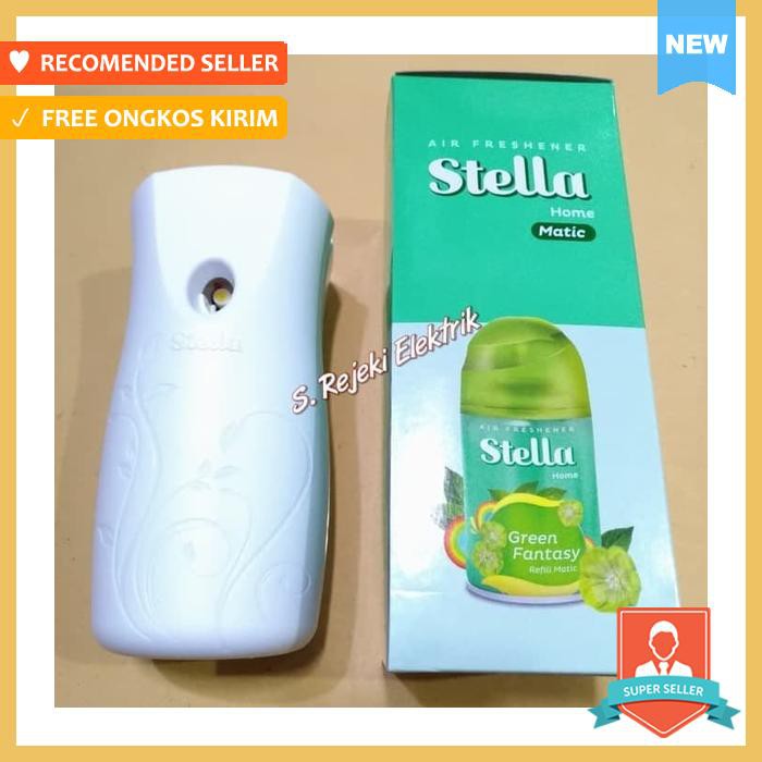 Jual Stella matic otomatis pengharum ruangan, free refill, free baterai ...