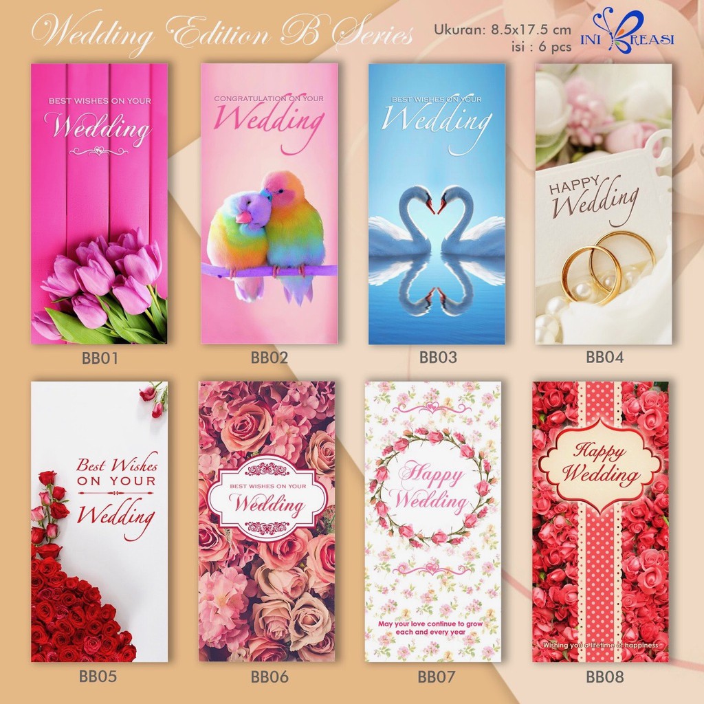 Jual AMPLOP ANGPAO WEDDING PERNIKAHAN MODEL PANJANG 1 PAK ISI 6PCS ...