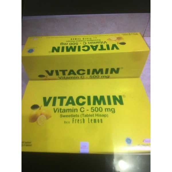 Jual Vitacimin Vitamin C 500mg 100 Tablet | Shopee Indonesia