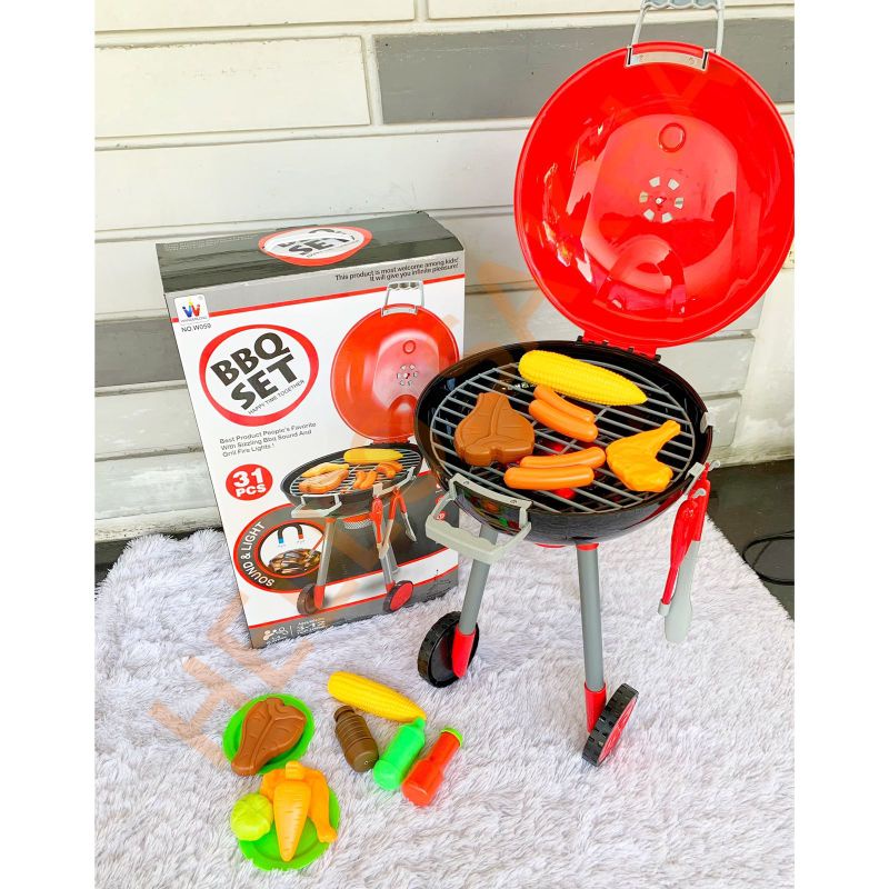 Jual MAINAN BBQ SET HAPPY TIME TOGETHER MERK WANDERLONG NO. W059 ...