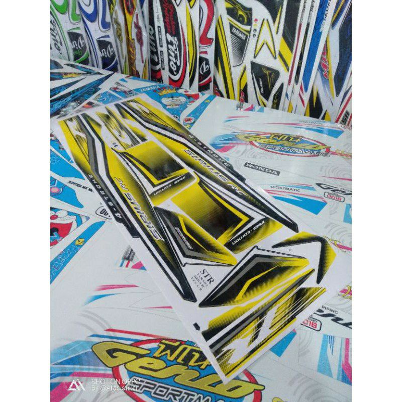 Jual (Bisa COD) striping Vega new stiker vega r new series RC gp ...