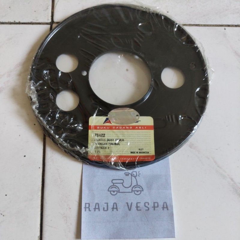 Jual Piringan kampas rem tutup debu Tromol Vespa Px Excel Ring 10 Danmotor | Shopee Indonesia