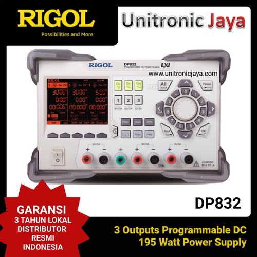 Jual PERTUKANGAN PERLENGKAPAN LISTRIK RIGOL DP832 3 OUTPUTS PROGRAMMABLE DC POWER SUPPLY ...