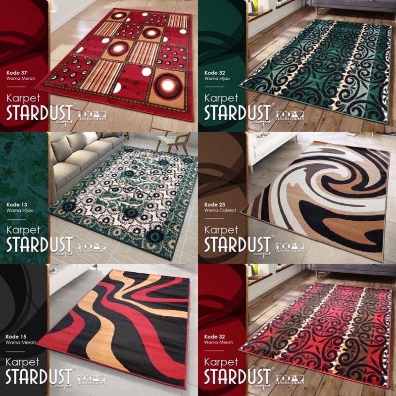Jual (MOTIF RANDOM) Karpet/Permadani Stardust/Super Shama/Moderno ...
