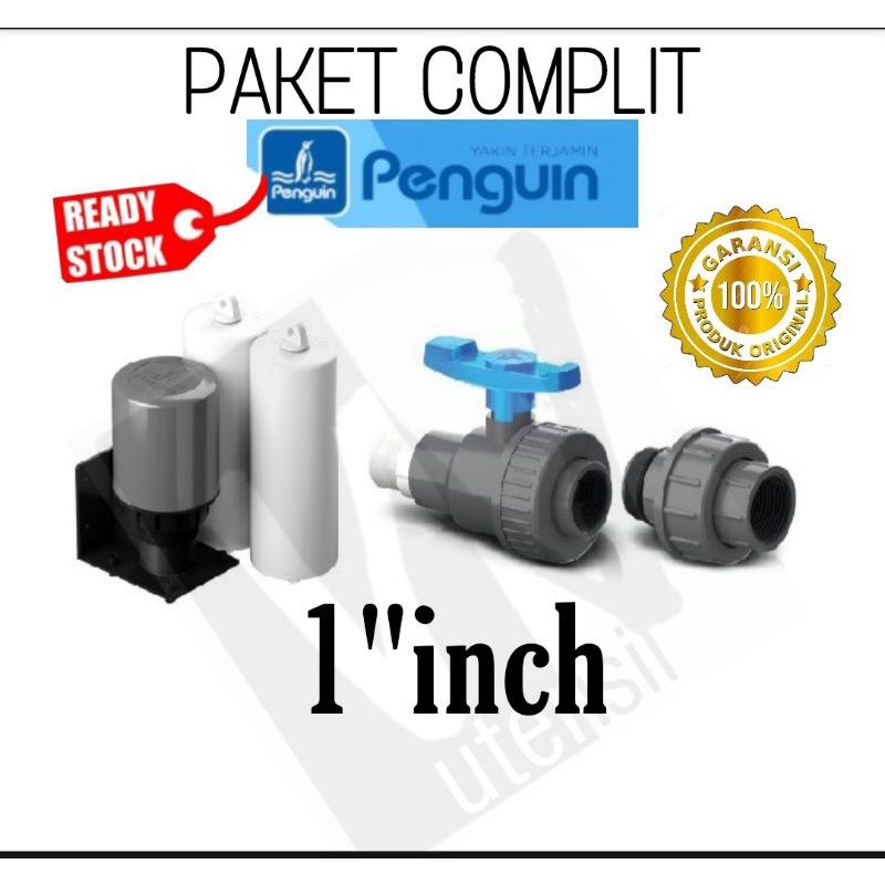 Jual PENGUIN PLUMBING KIT, STOP KRAN 1"inch WATERMUR, PELAMPUNG ...