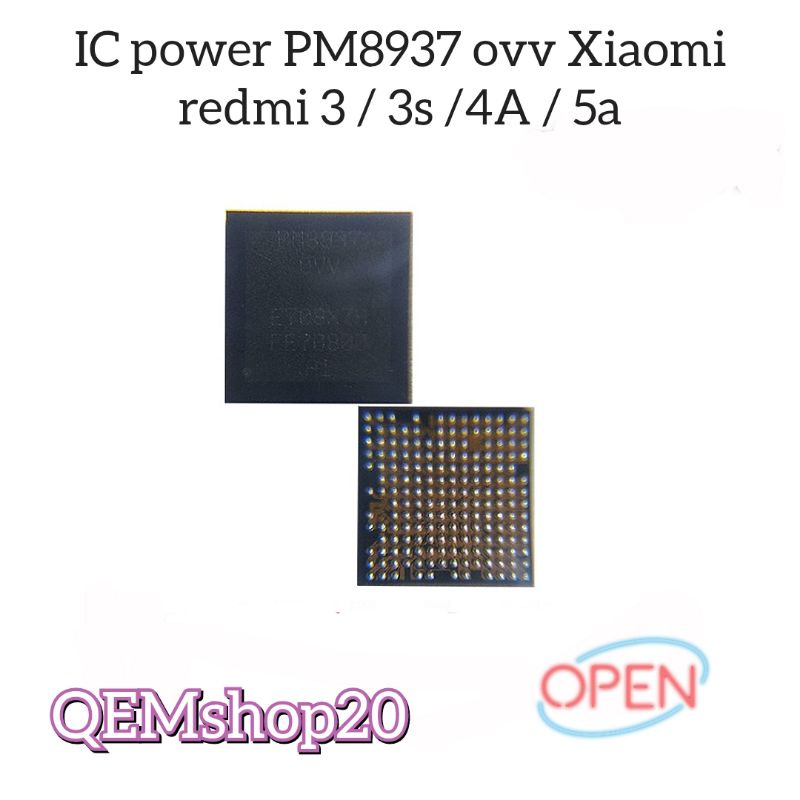 Jual IC power PM8937 OVV XIAOMI REDMI 3 / 3S / 4A / 5A ORIGINAL | Shopee Indonesia