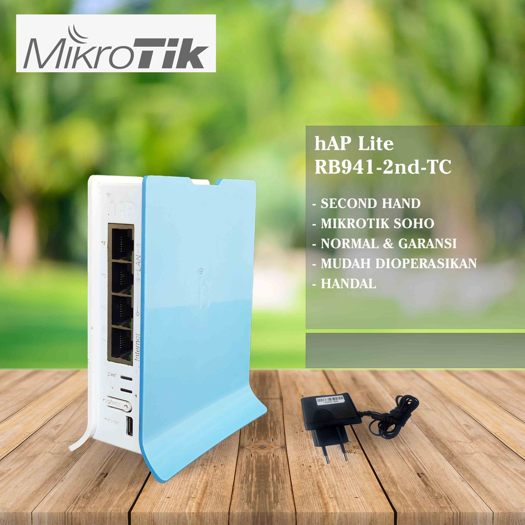 Jual Mikrotik hAP Lite RB941-2nD Normal Lancar Jaya Mantabs bukan Modem ...