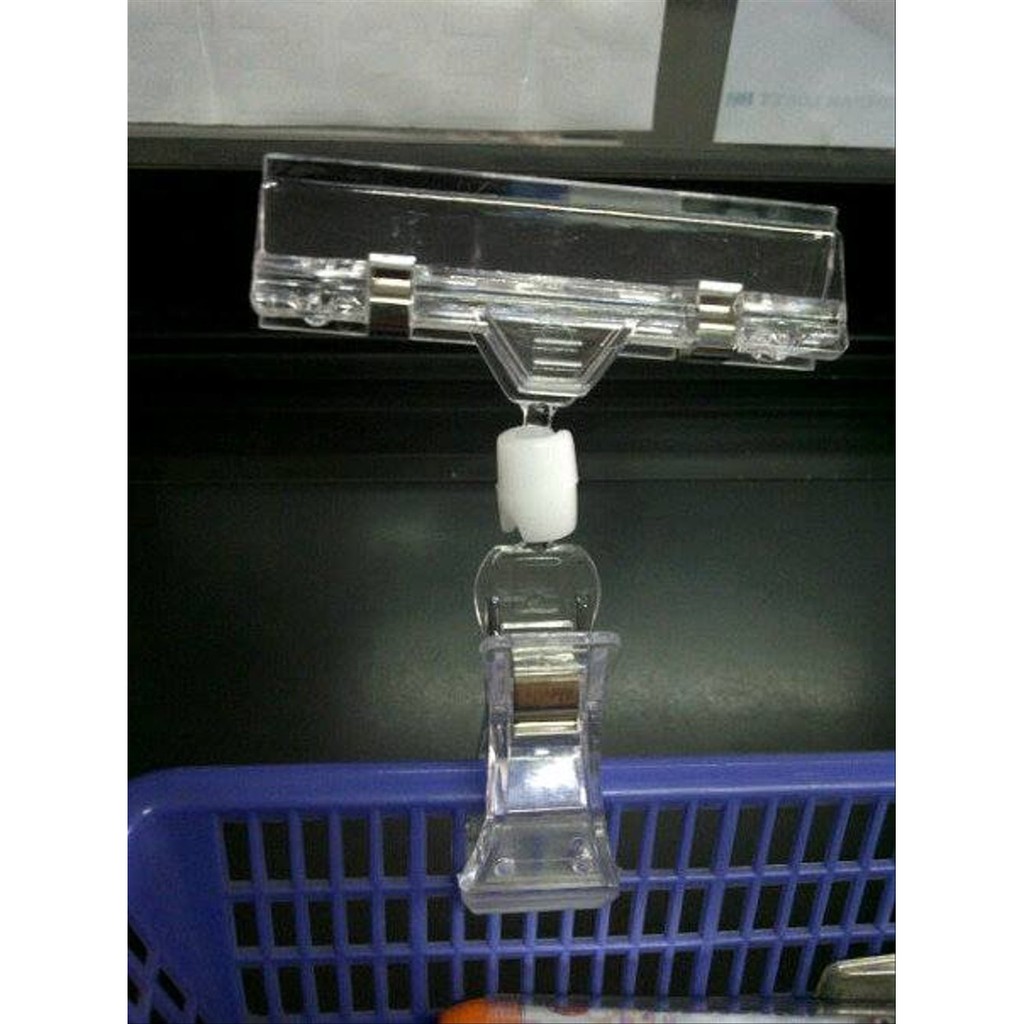Jual Price Tag Label Harga Jepit Bening 11 cm Berkualitas | Shopee ...