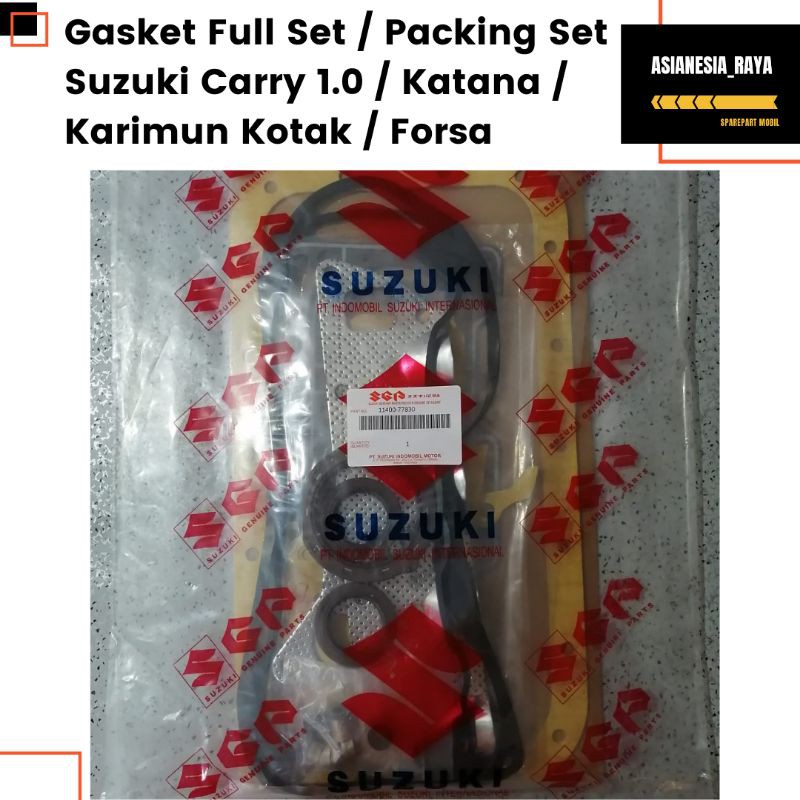 Jual Gasket Full Set / Packing Set Suzuki Carry 1.0 / Katana / Karimun Kotak / Forsa | Shopee ...