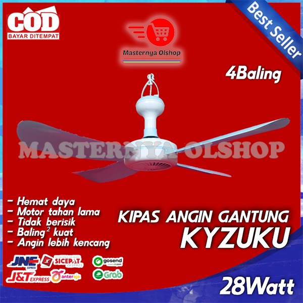 Jual Kipas Angin Gantung / Helifan KYZUKU KIPAS ANGIN GANTUNG 28 WATT FC05-50 MINIFAN MF 4 ...