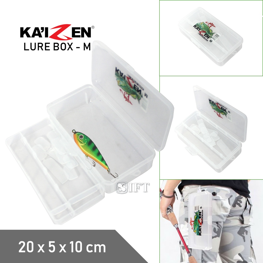 Jual Kotak Umpan Ka'izen LURE BOX Size S-M-L Penyimpanan Pancing Kaizen | Shopee Indonesia