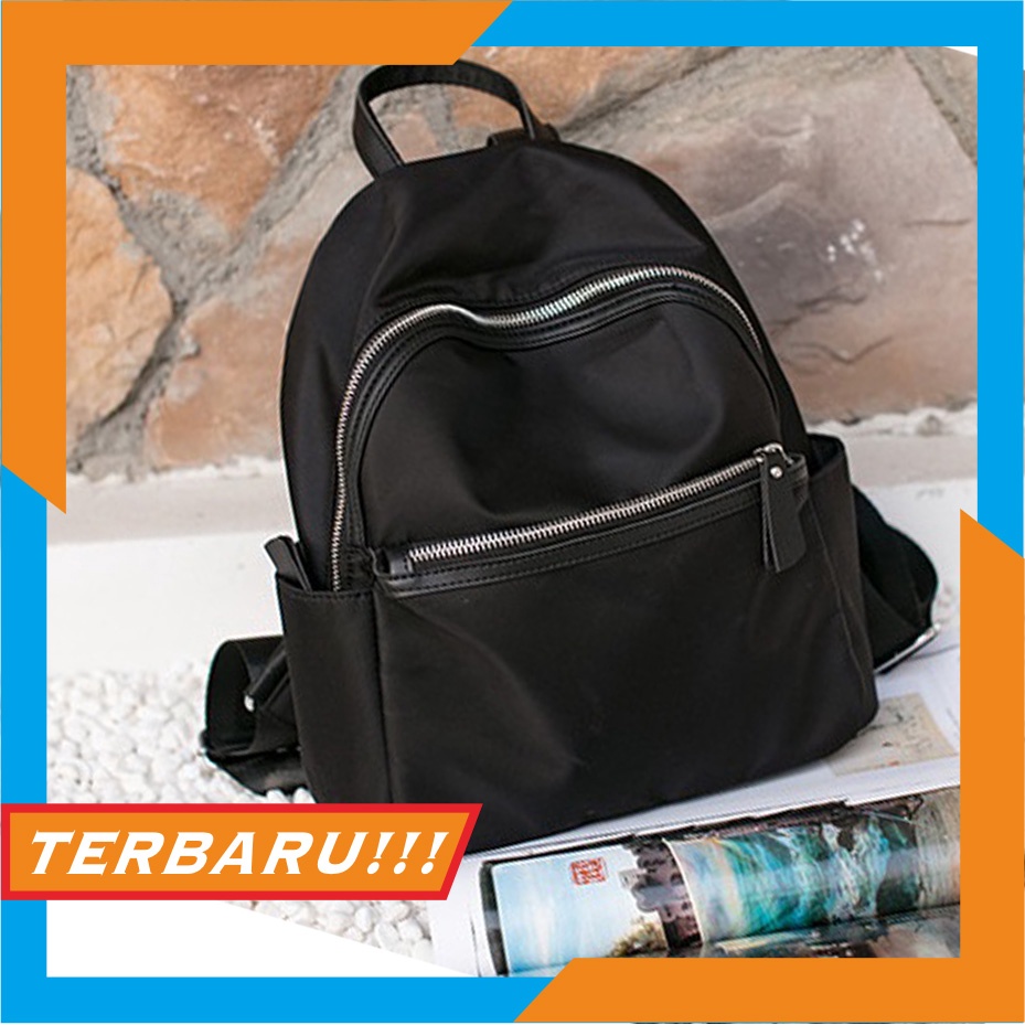 Jual TAS RANSEL KERJA HITAM UNTUK WANITA MODEL KOREA PREMUM IMPORT 1814 ...