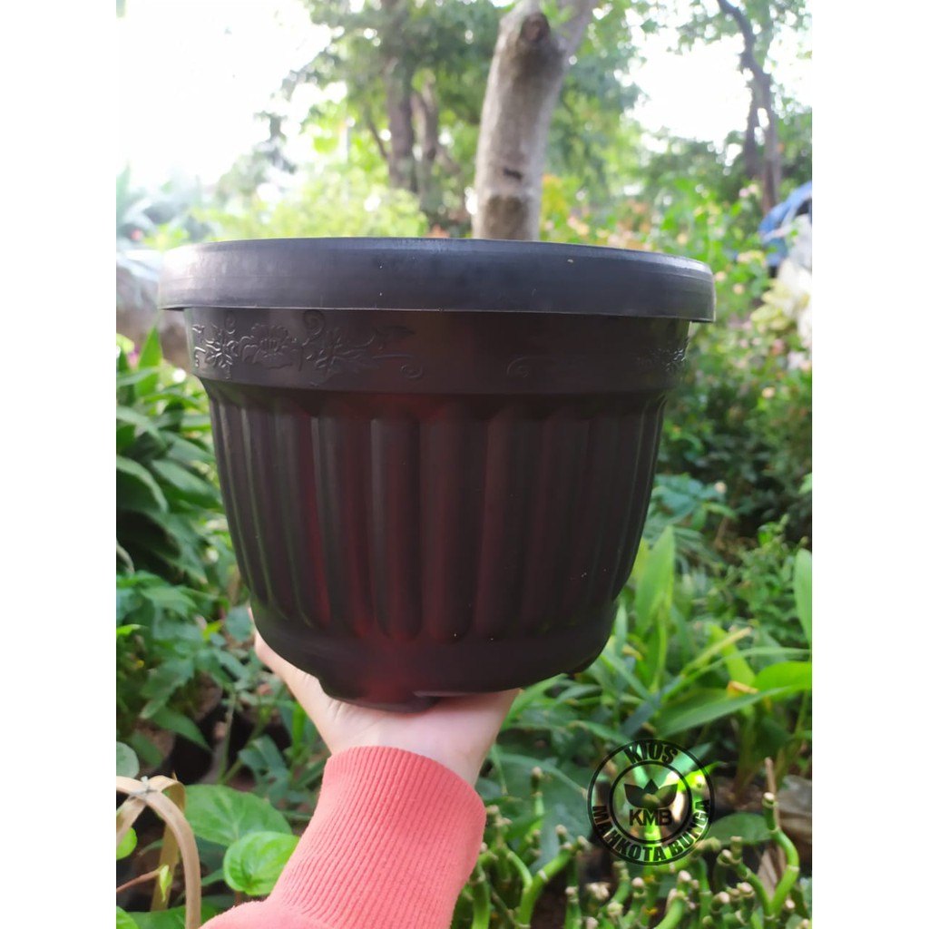 Jual POT PLASTIK HITAM NKH / Pot Bunga Plastik Hitam / Simba / RM ...
