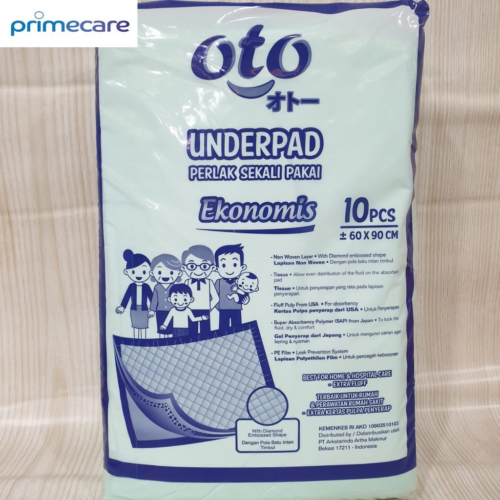 Jual Underpad Oto / Perlak / Alas Popok / Alas Perlak 60 x 90cm ...