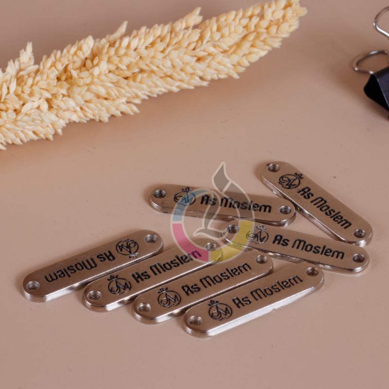 Jual 6000 PCS label cor / label besi / label kuningan / label hijab ...