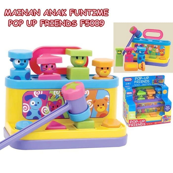 Jual MAINAN ANAK FUNTIME POP UP FRIENDS F5009 | Shopee Indonesia