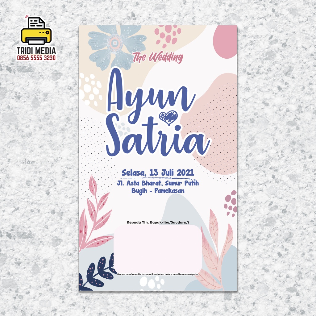 Jual UNDANGAN TRIDI 3, KATALOG TRIDI | Shopee Indonesia