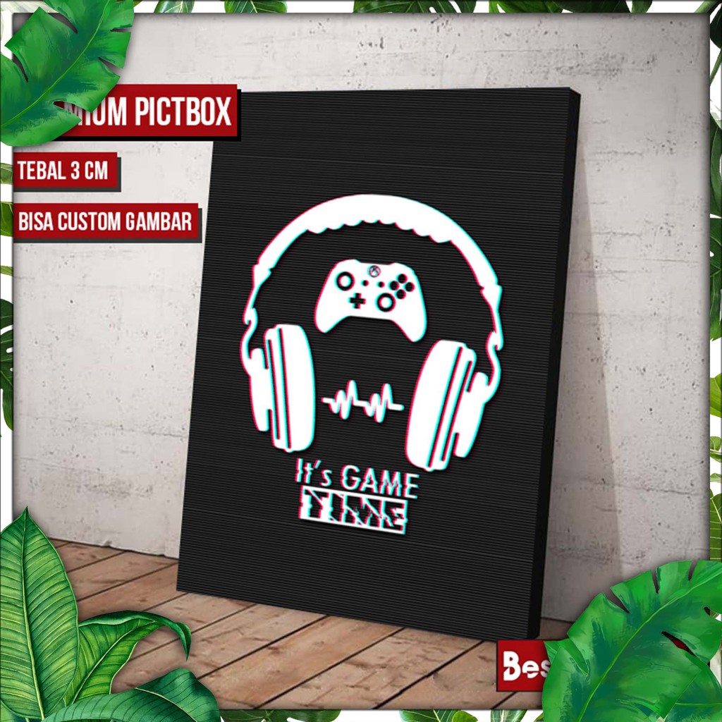 Jual GAMING Poster Hiasan Dinding Dekorasi Rumah ITS GAME TIME ...