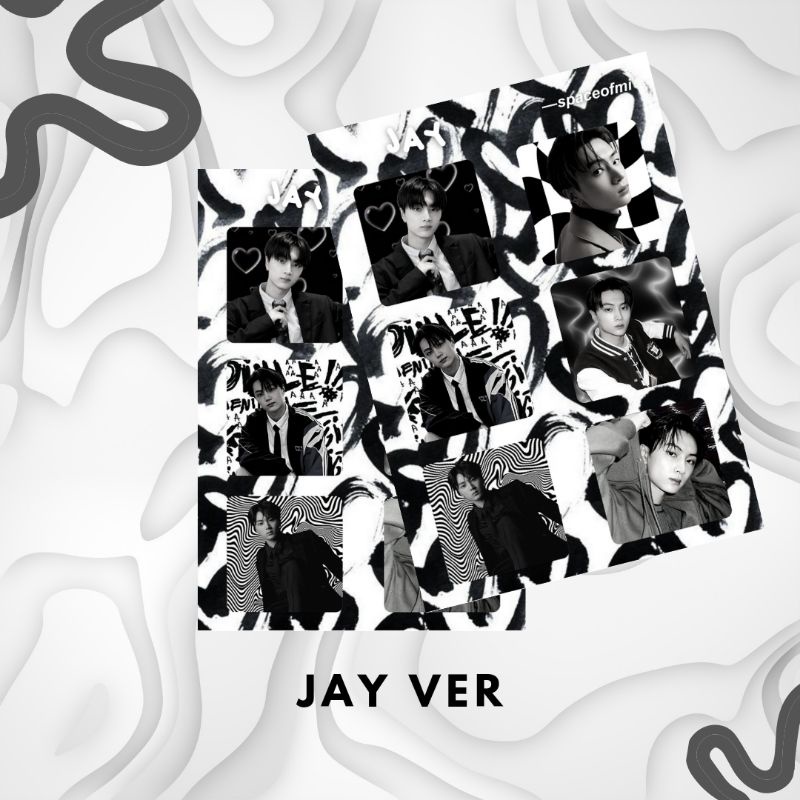 Jual sticker enhypen photo sticker black core deco fanmade | sticker ...