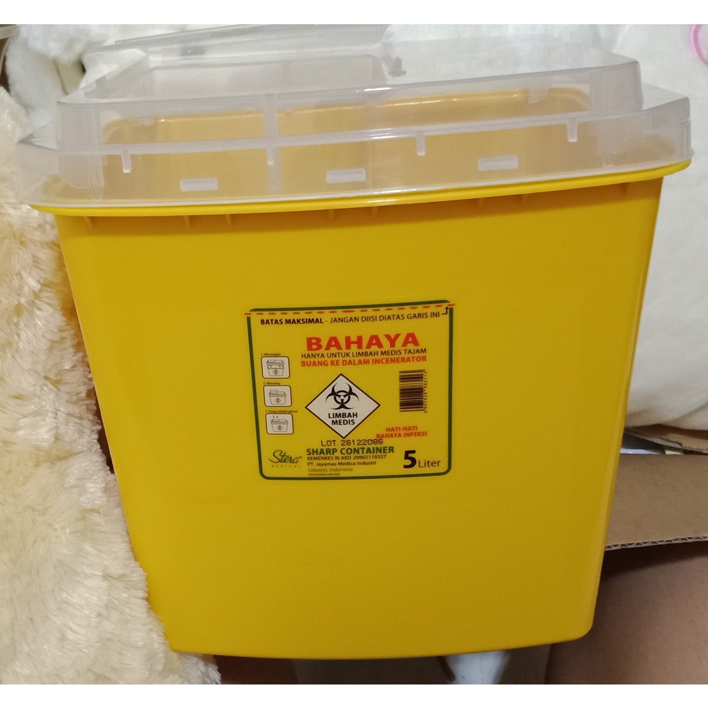 Jual Sharp Container 5 liter Stera Tempat Sampah Medis | Shopee Indonesia