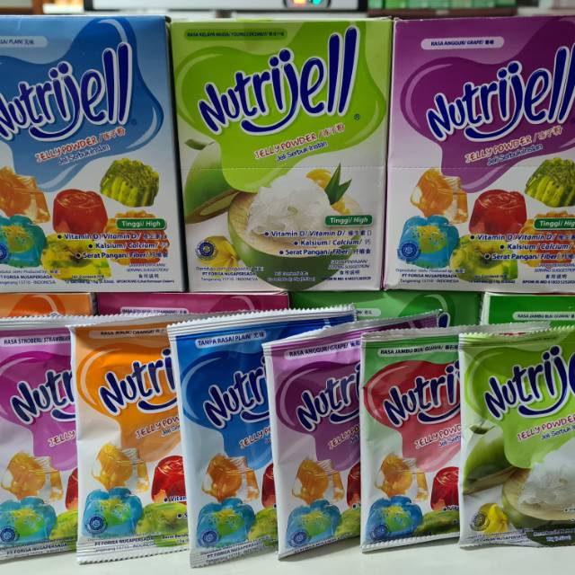 Jual Nutrijell Agar Agar rasa 15gram - BOX | Shopee Indonesia