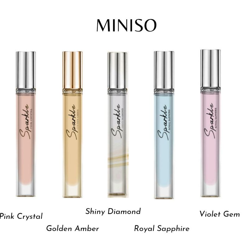 Jual MINISO Parfum Wanita Perfume Mini Sparkle EDT Cewek Tahan lama ...