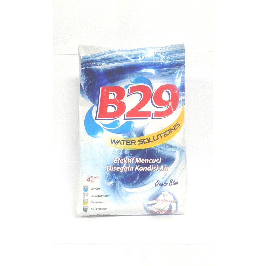 Jual POWDER DETERGENT B29 WATER SOLUTION 777 GR X 2PCS | Shopee Indonesia