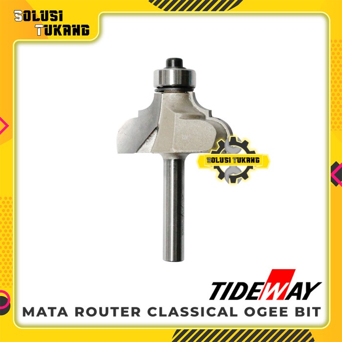 Jual MATA ROUTER Profil 18mm 22mm Merah TIDEWAY Classical Ogee Bit ...