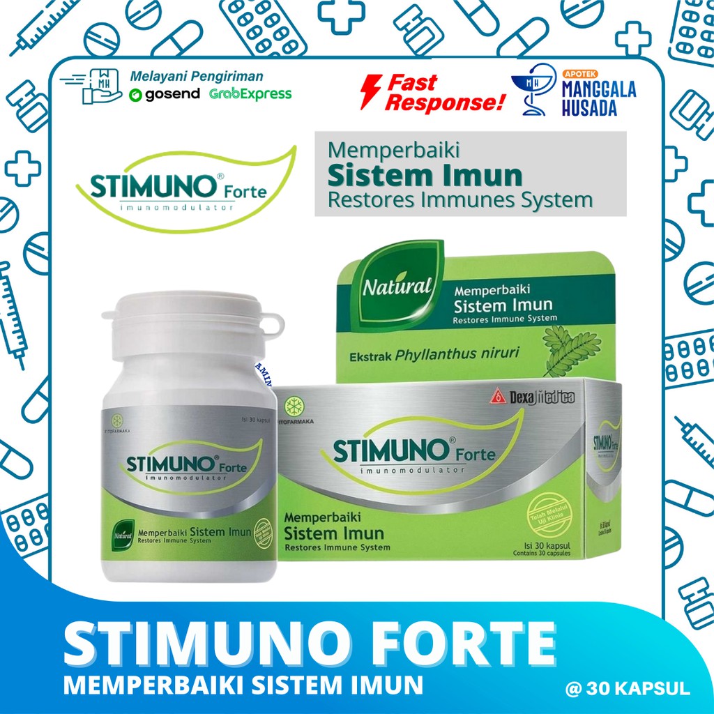 Jual STIMUNO FORTE 1 BOTOL @ 30 KAPSUL DEXA MEDICA | Shopee Indonesia