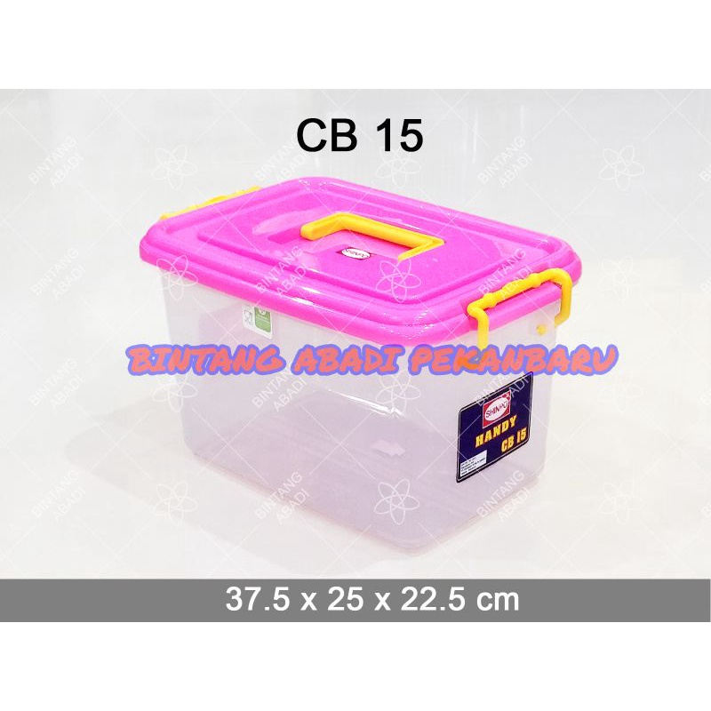Jual CONTAINER BOX CB 15 HANDY SIP 133-2 / KONTAINER BOX KOTAK PLASTIK SHINPO CB 15 | Shopee ...