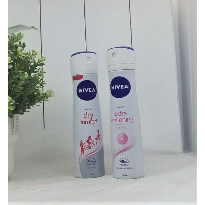 Jual Nivea Extra Whitening Spray 150 ml | Shopee Indonesia