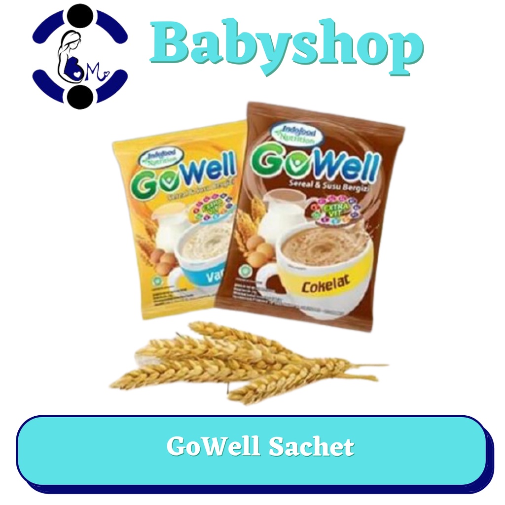 Jual Indofood Go Well / gowell Sereal & Susu RENCENG Isi 10 | Shopee ...