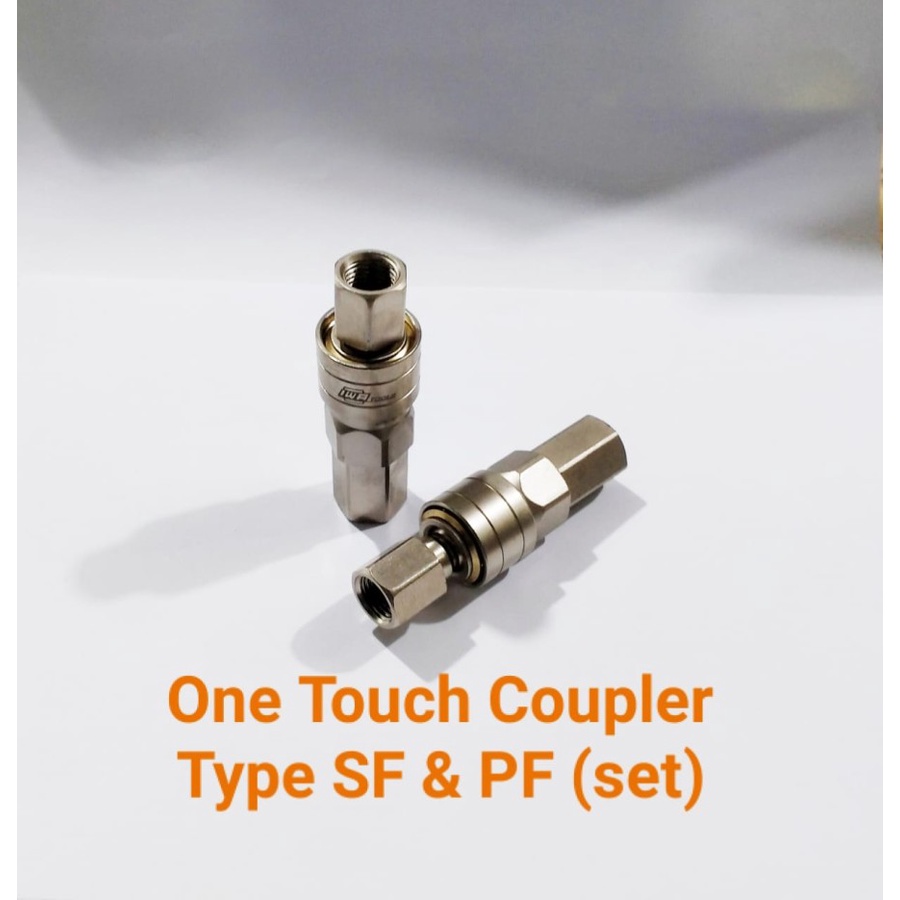 Jual AIR QUICK COUPLER ONE TOUCH SET (HEAVY DUTY) (TYPE P DAN TYPE S ...