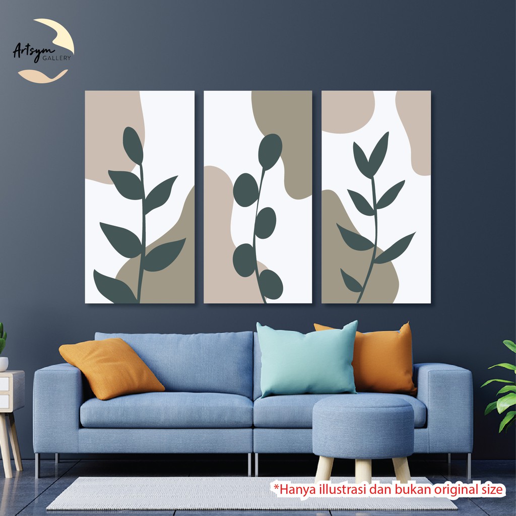 Jual Poster Hiasan Dinding Aesthetic Tumbuhan Botanic Minimalis Wall ...