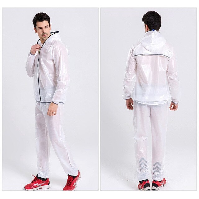 Jual RodaX Raincoat - Tech White Original - Jas Hujan Sepeda sporty ...