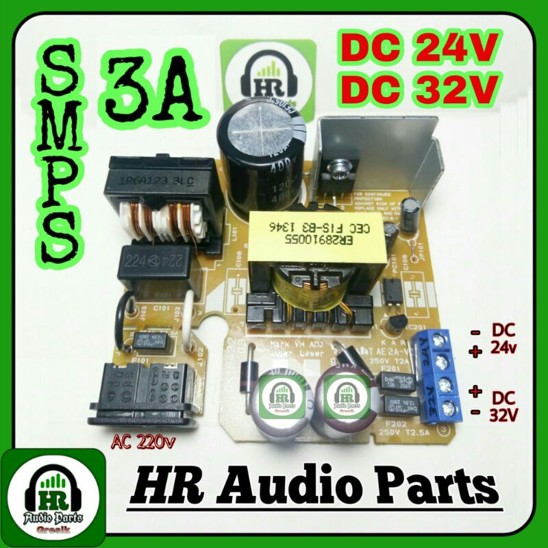 Jual Smps Double Output DC 24V 3A dan DC 32V 3A 3Ampere bukan CT | Shopee Indonesia