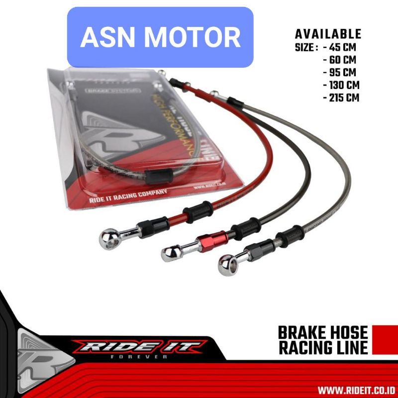 Jual Selang rem Racing ride it UK 95 cm , 60 cm , 45 cm, 130 cm, dan ...