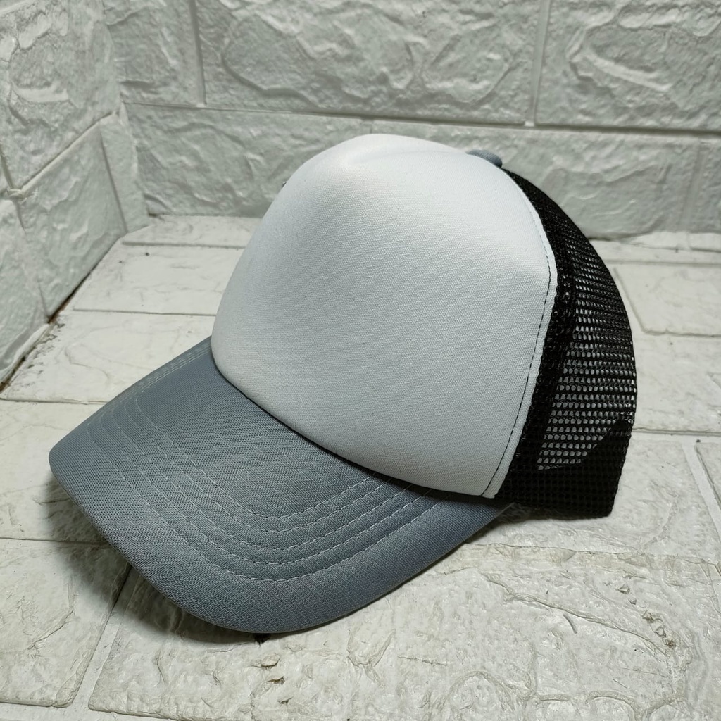 Jual COD topi baseball polos topi jaring topi trucker polos topi jala ...