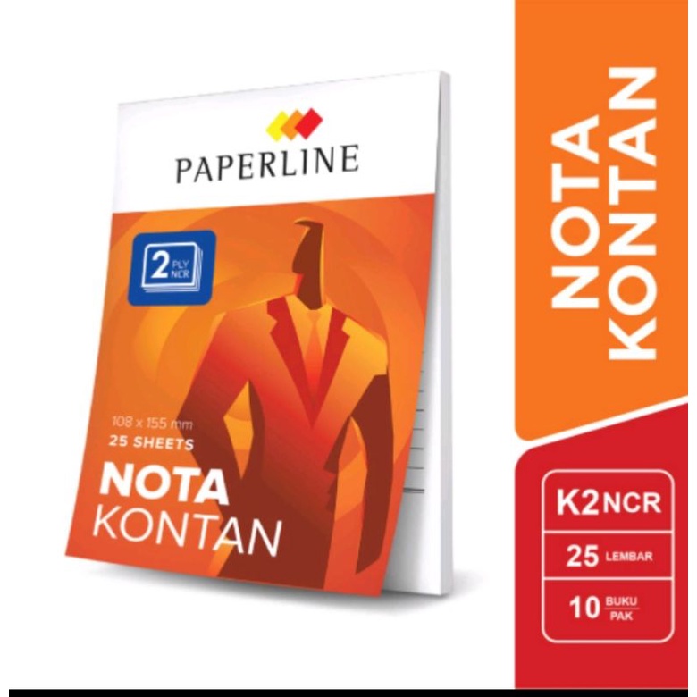 Jual Buku nota kecil 2 ply paperline (harga tertera untuk 1 pak = 10 ...