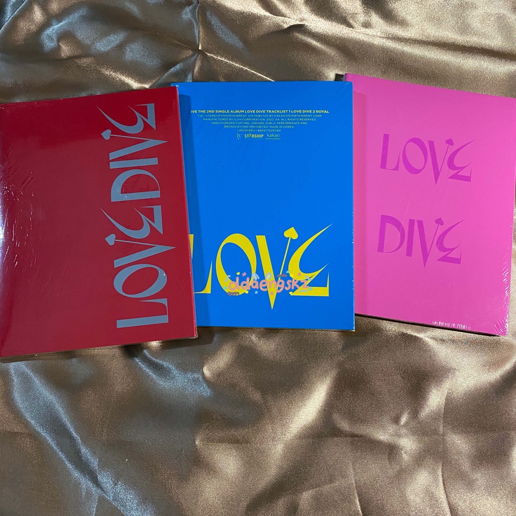 Jual IVE Love Dive Album photobook ver SEALED 2nd press [NO POSTER ...