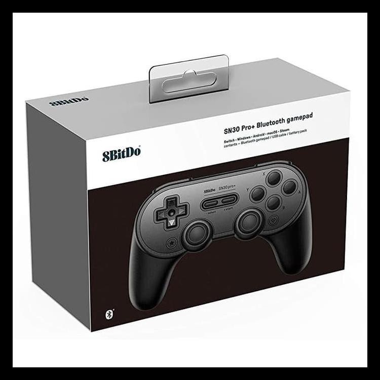 Jual 8Bitdo N30 Pro+ Bluetooth Gamepad (Black Ed.) (Switch/Pc/Android ...