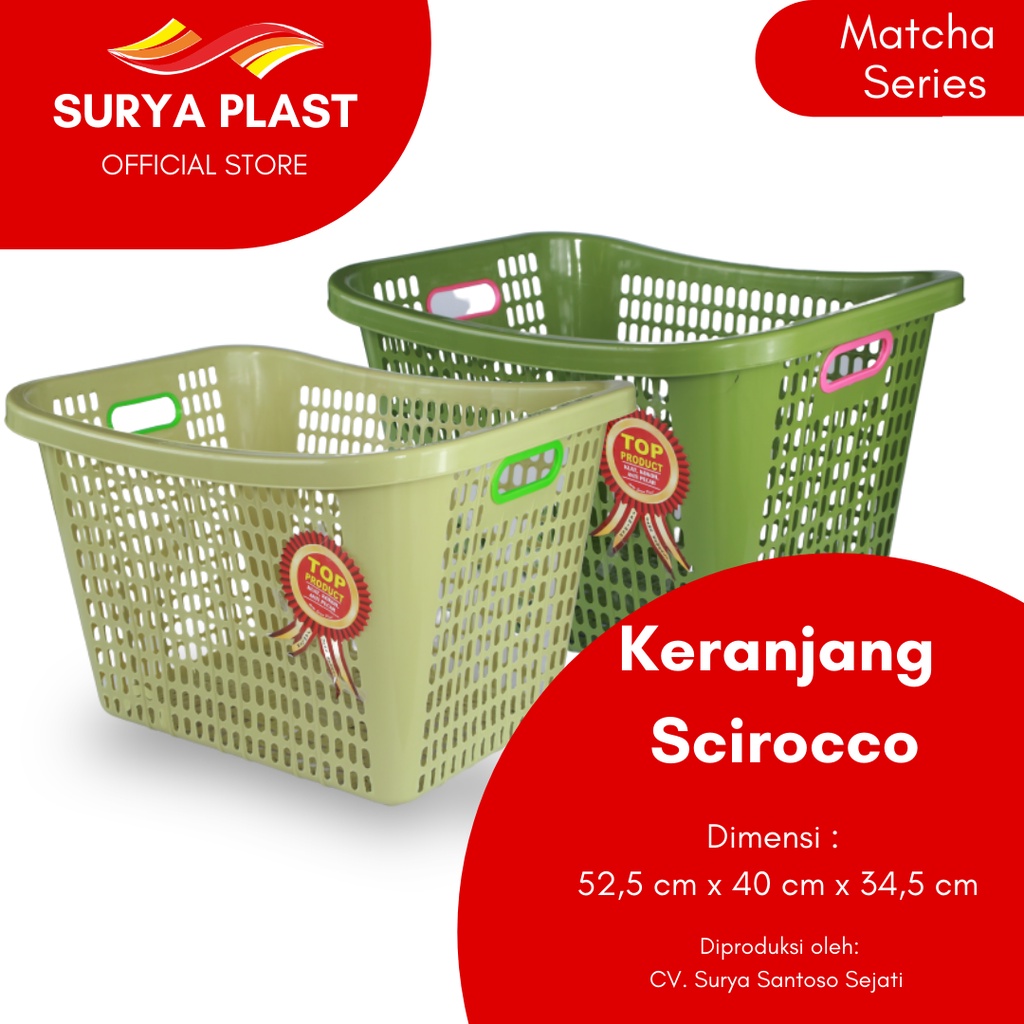 Jual Keranjang Serbaguna Scirocco Surya Plast | Keranjang Pakaian ...