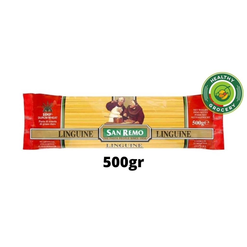Jual San Remo Pasta 500gr Spaghetti / Fettuccine / Elbow / Fusilli ...