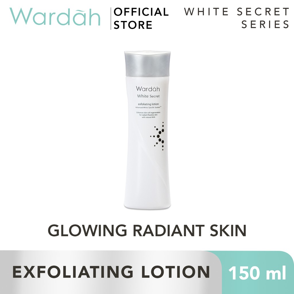 Jual Wardah White Secret Exfoliating Lotion 150 ml | Shopee Indonesia