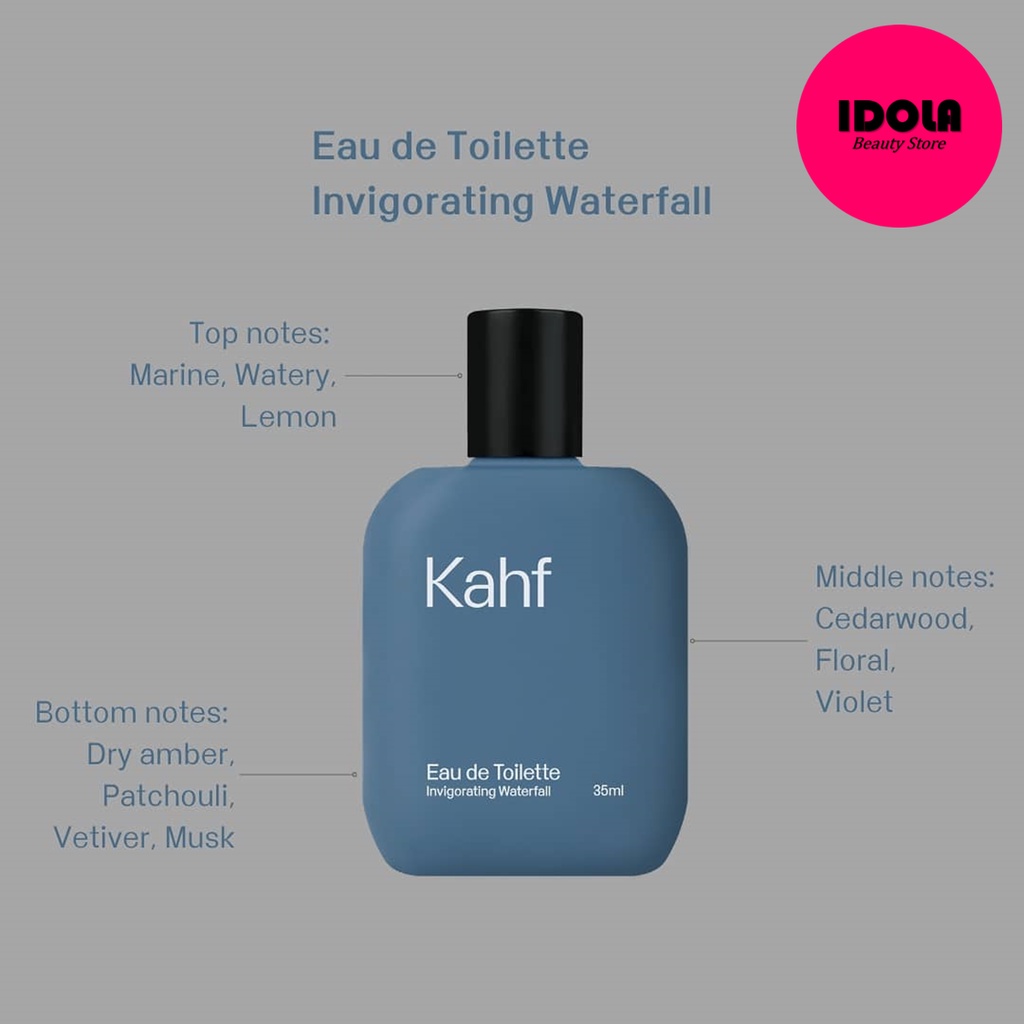 Jual KAHF INVIROGATING WATERFALL EAU DE TOILETTE 35ML / PARFUM PRIA ...