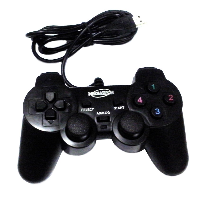 Jual Mediatech - Gamepad Single Analog Hitam ( 58903 ) | Shopee Indonesia